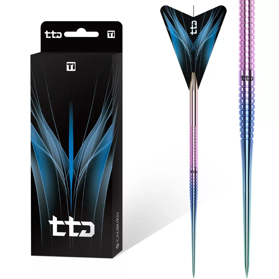 Darts szett steel Caliburn TTD Titanium T1 Rainbow - 5g